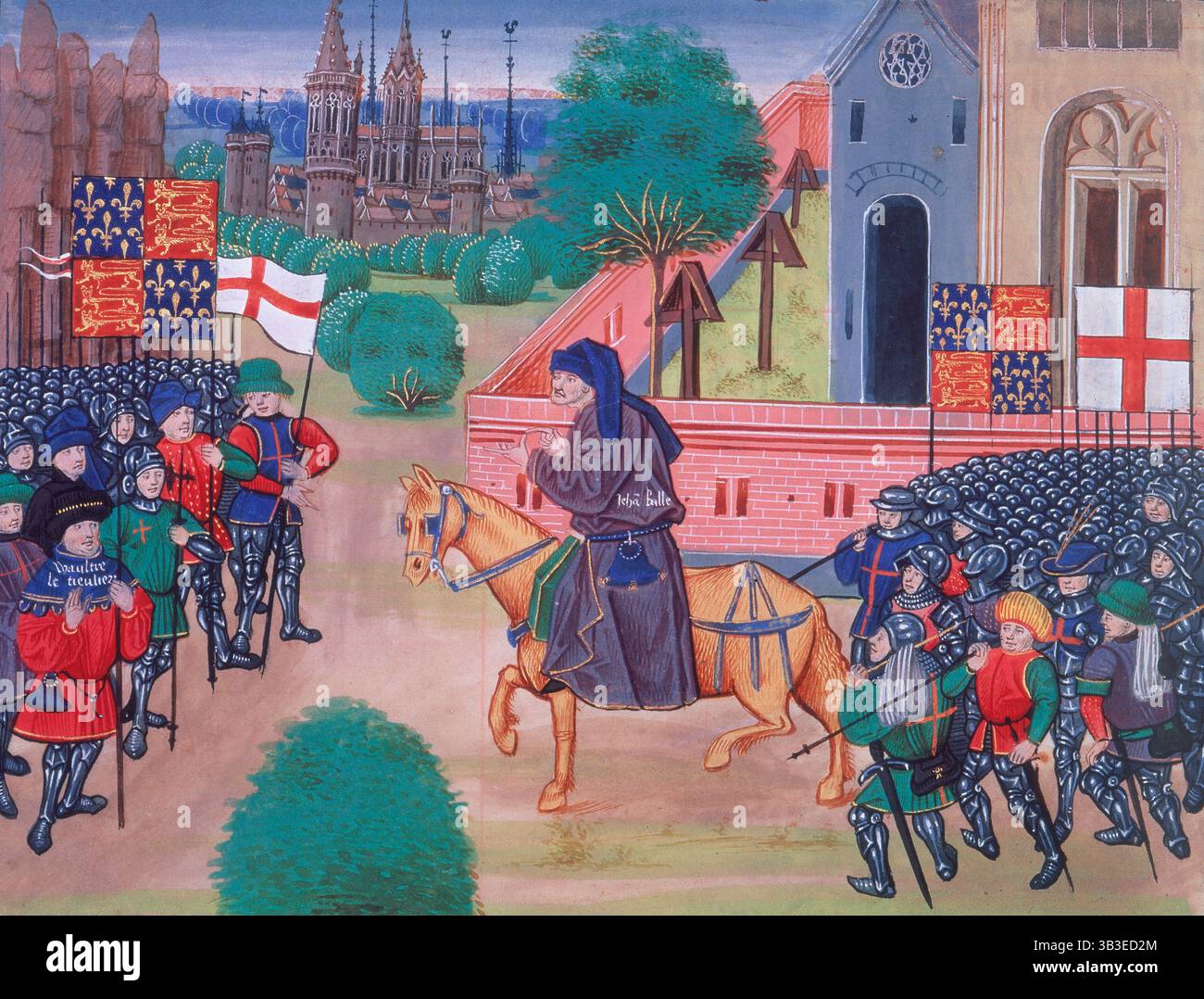 The Peasants' Revolt, c1469-c1480. The Peasant's Revolt, 1381, with ...