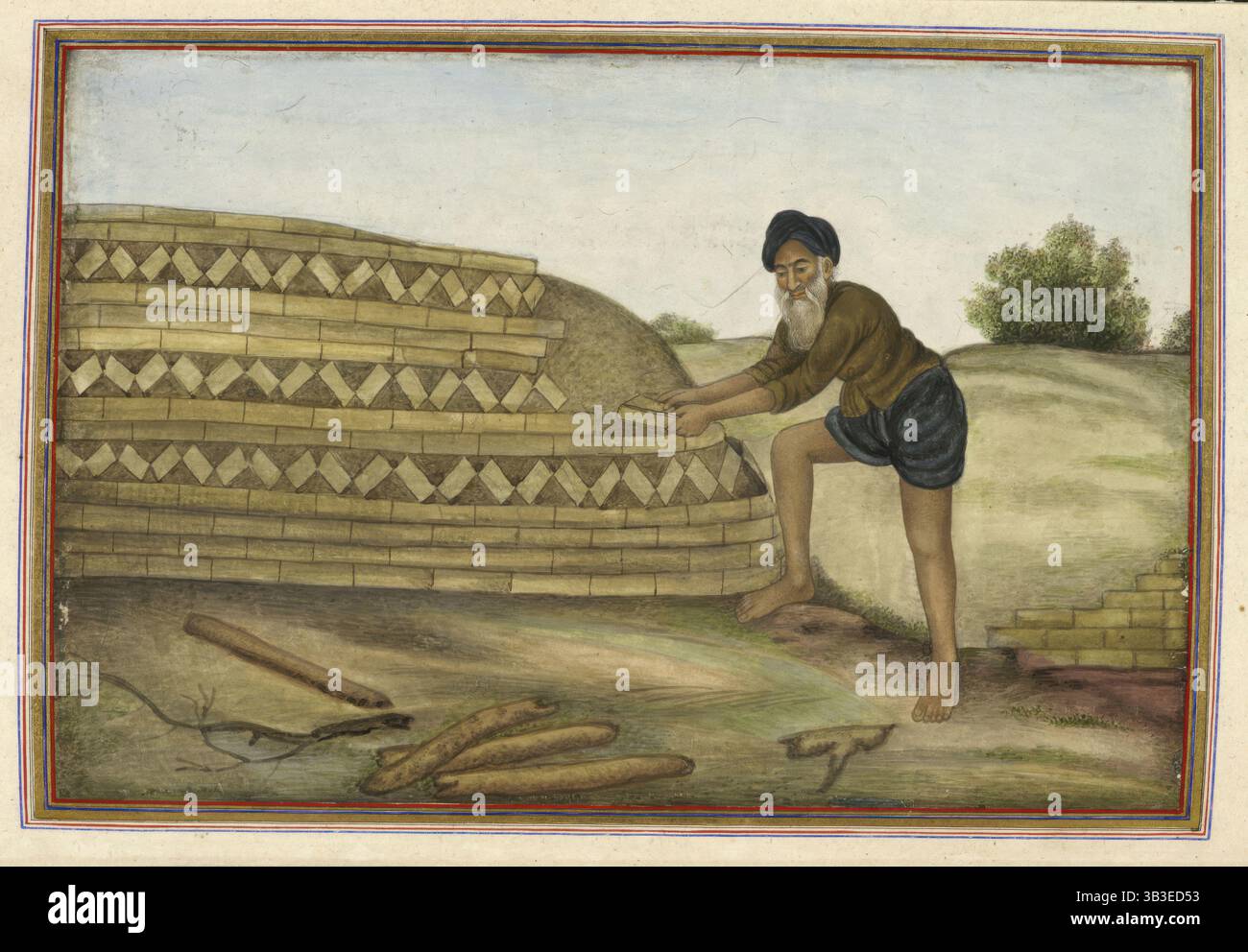 A brickmaker, 1825. From Tashrih Al Aqvam An Account Of Origins And ...