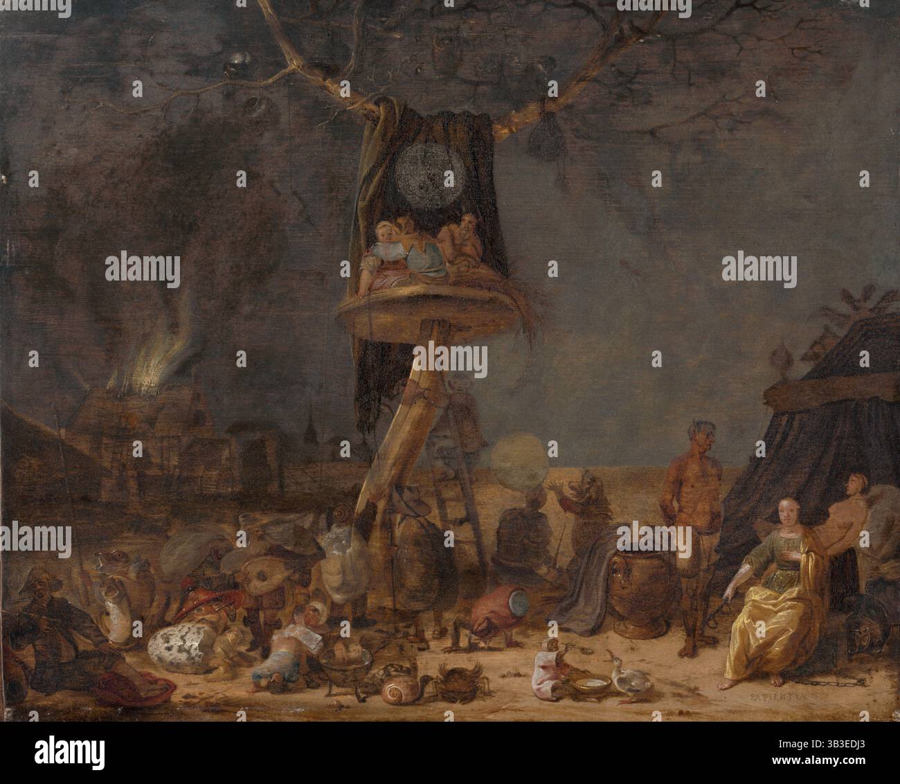 Patientia (Allegory of Patience), 1660-1670. Eerie scene - seemingly ...