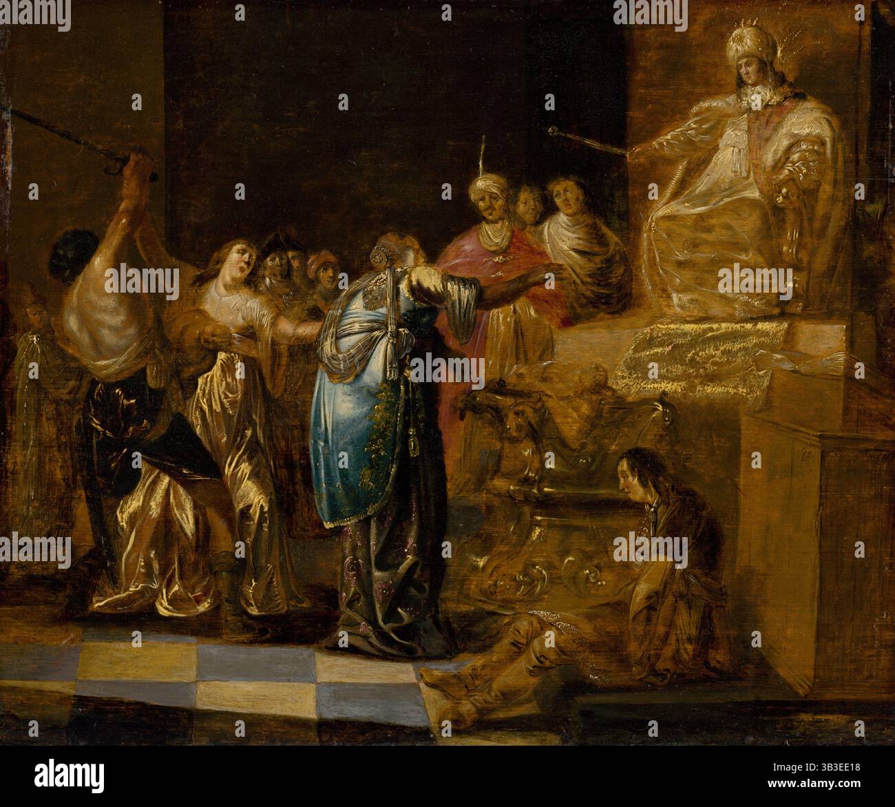 Solomon's Judgement, 1651 Stock Photo - Alamy