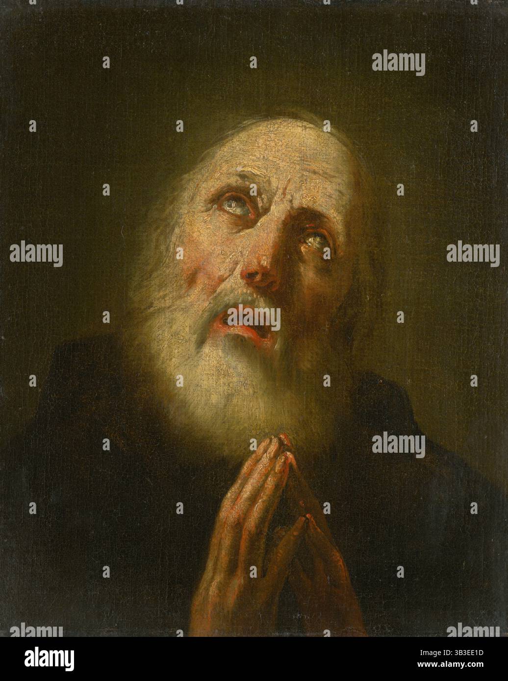 Saint Francis of Paula, 1700-1750 Stock Photo - Alamy