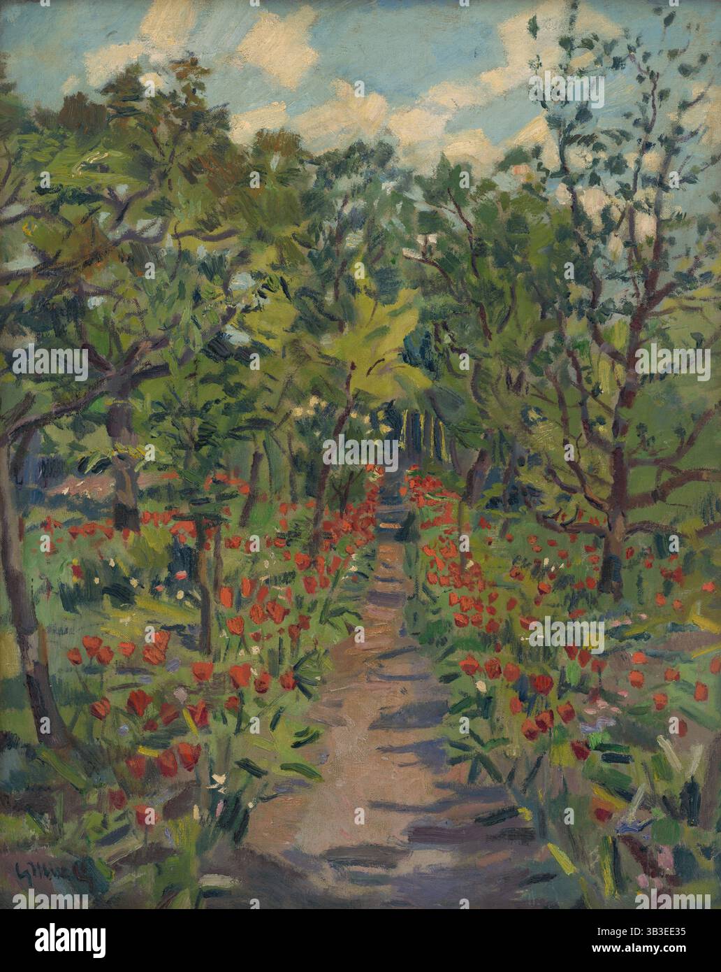 Walk in Petrzalka Park, 1935-1940 Stock Photo - Alamy