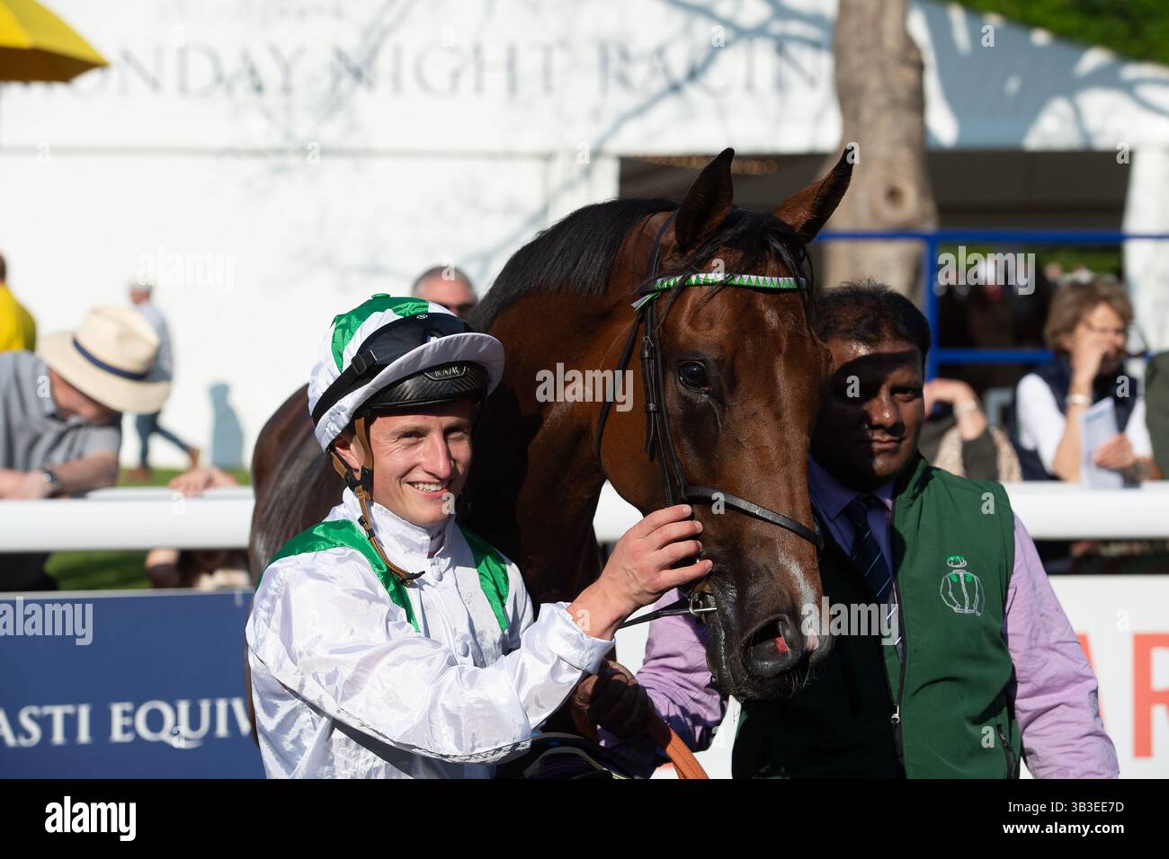 Windsor, Berkshire, UK. 28th April, 2025. Horse AL SHABABI ridden by ...