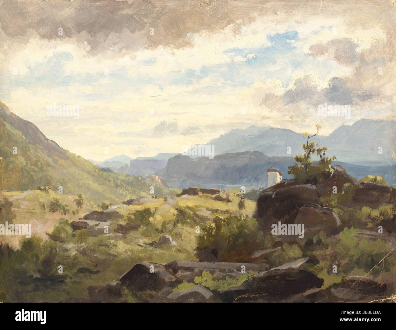 Landscape study, 1860-1900 Stock Photo - Alamy