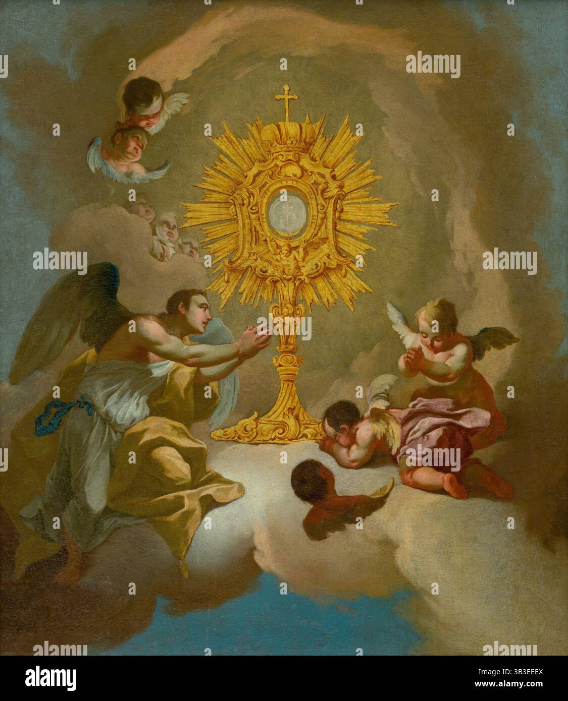 Blessed sacrament monstrance hi-res stock photography and images - Alamy