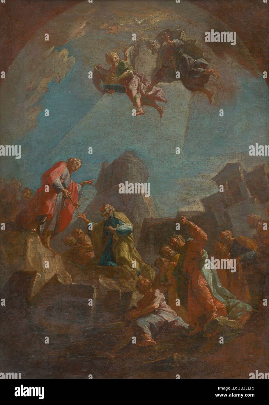 Christ giving the keys to st peter hi-res stock photography and images ...