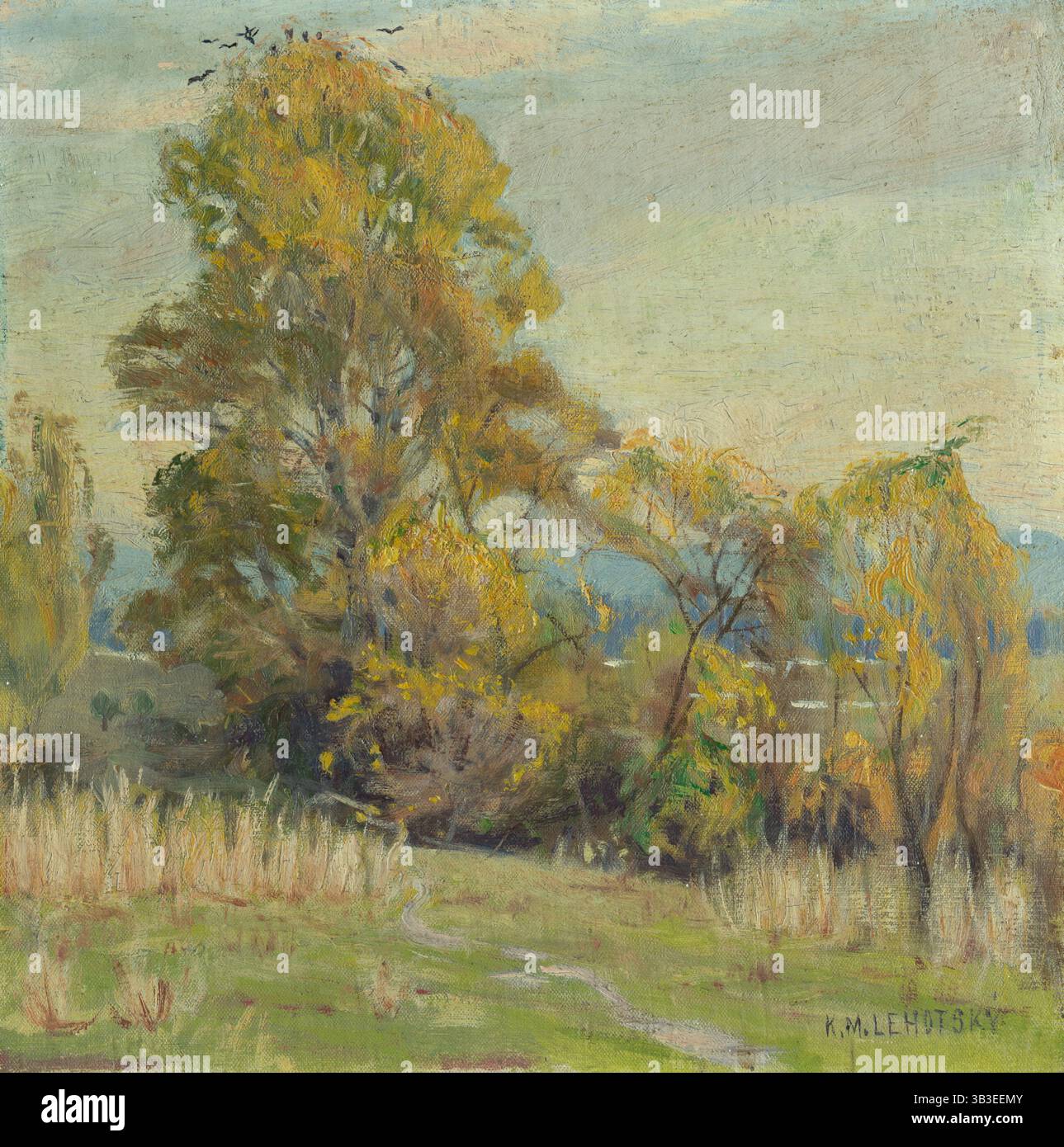 Autumn landscape, 1900-1910 Stock Photo - Alamy
