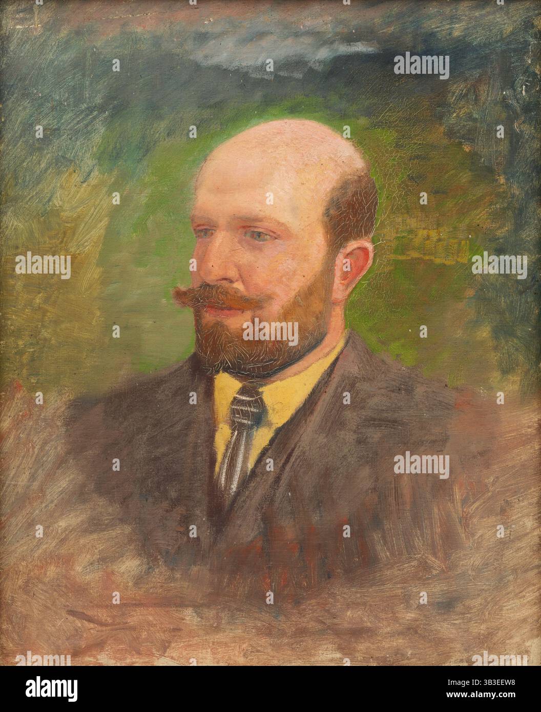Portrait of a Man with a Tie, 1880-1900 Stock Photo - Alamy