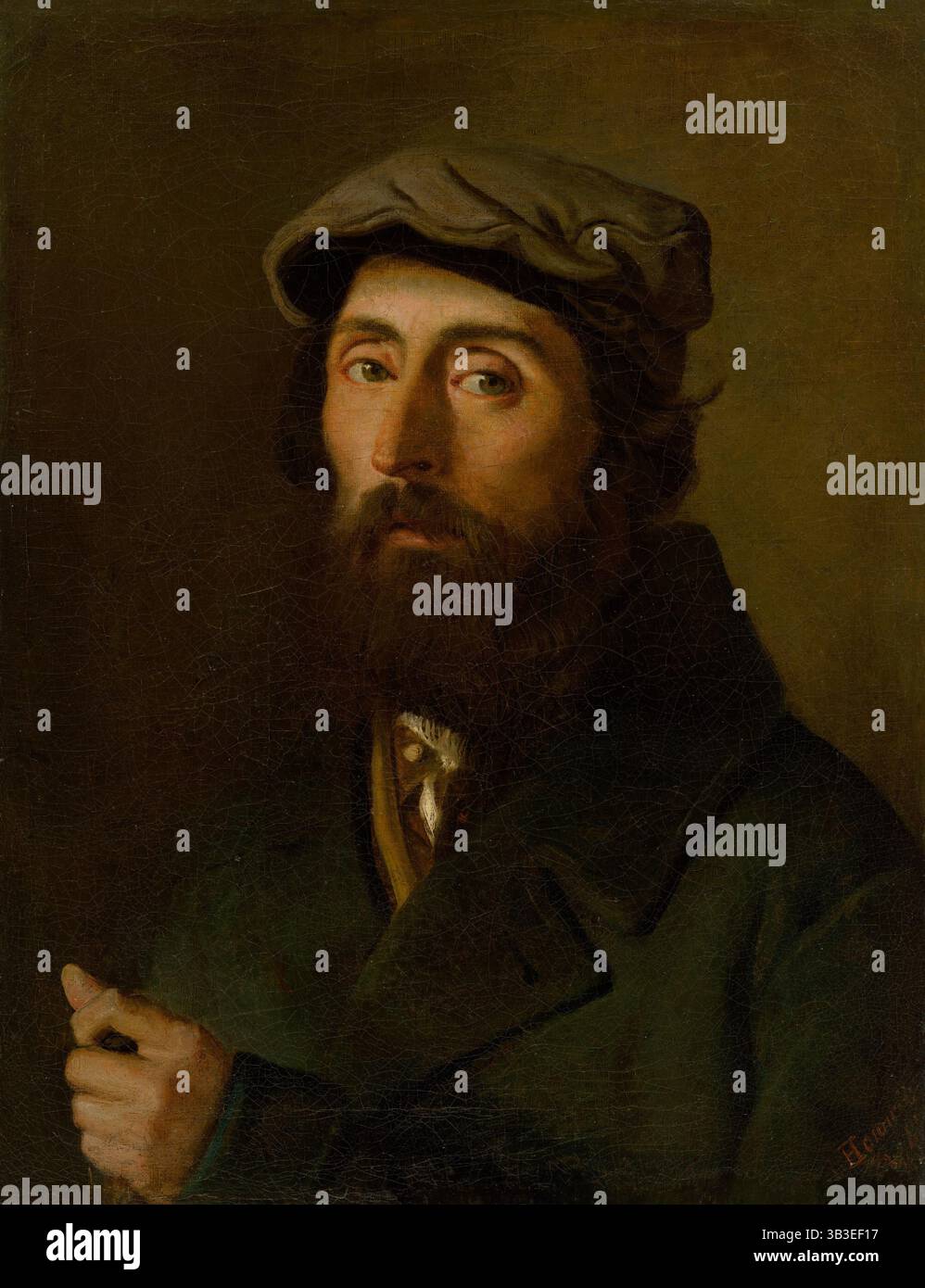 Study of a Man from Ghetto, 1884 Stock Photo - Alamy