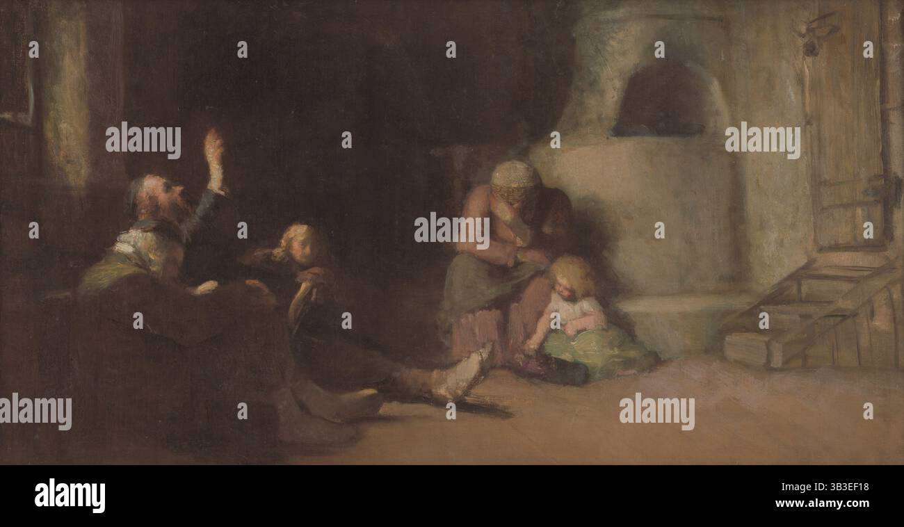 Shiva - Jewish Lament, 1870-1878 Stock Photo - Alamy