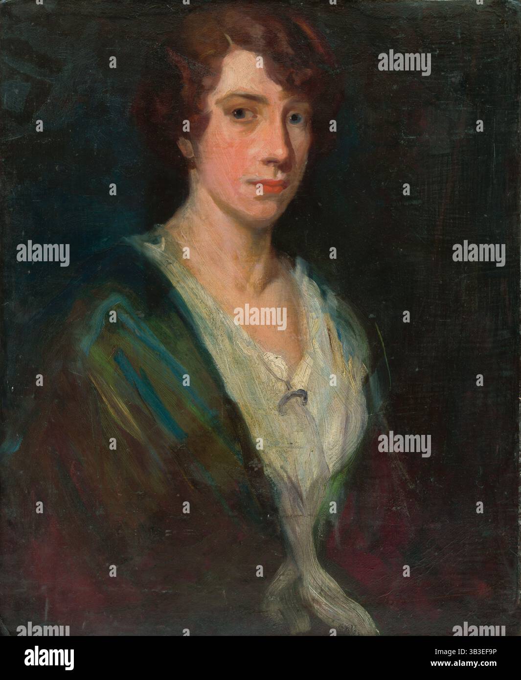 Portrait of the artist's daughter I, 1910-1930 Stock Photo - Alamy