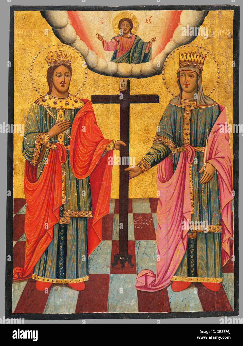 Constantine and Helena (icon), 1812-1818. Flavia Julia Helena was the ...