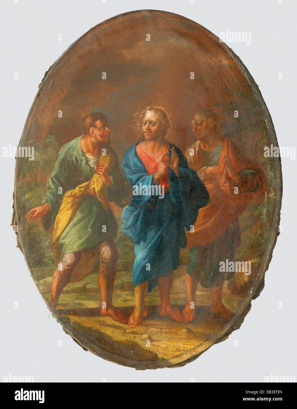 Jesus on the road to emmaus hi-res stock photography and images - Alamy