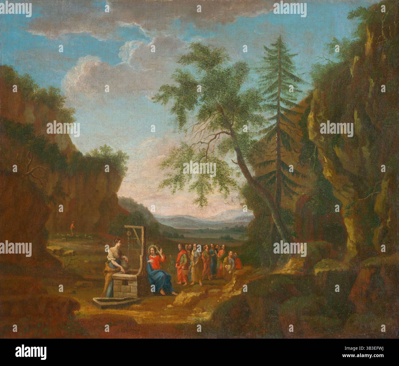 Christ by the Well, 1780-1800 Stock Photo - Alamy