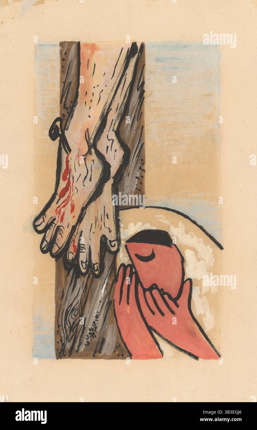 Under the cross, around 1935 Stock Photo - Alamy