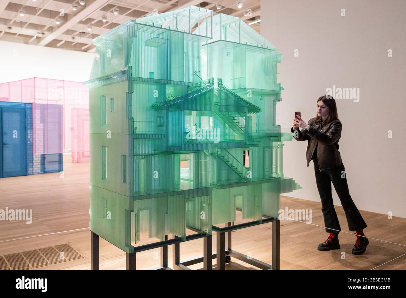 London, UK. 29 April 2025. ‘Home Within Home (1/9 Scale)’, 2025, at a preview of ‘The Genesis ...