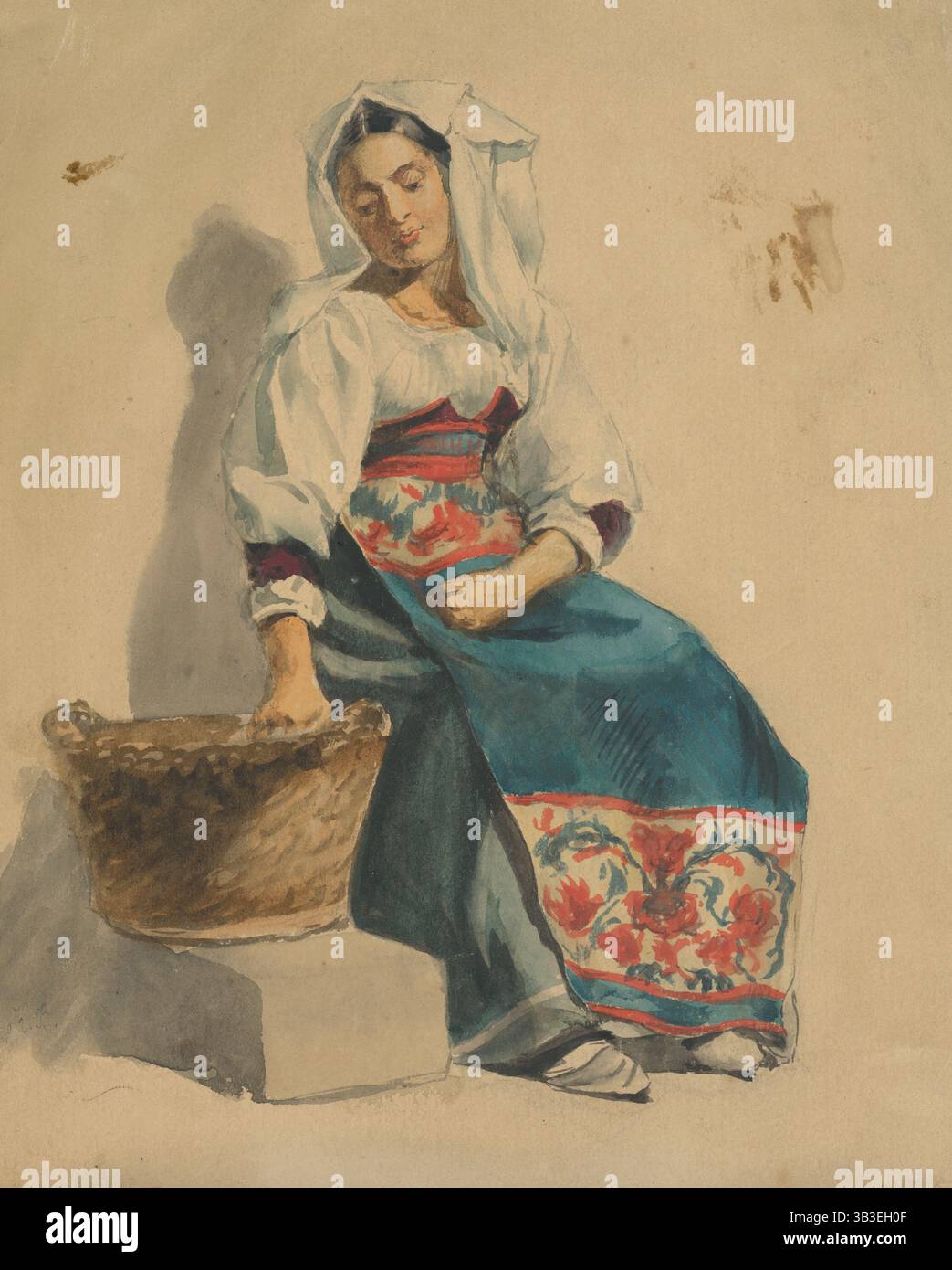 Woman study skirt blue hi-res stock photography and images - Alamy