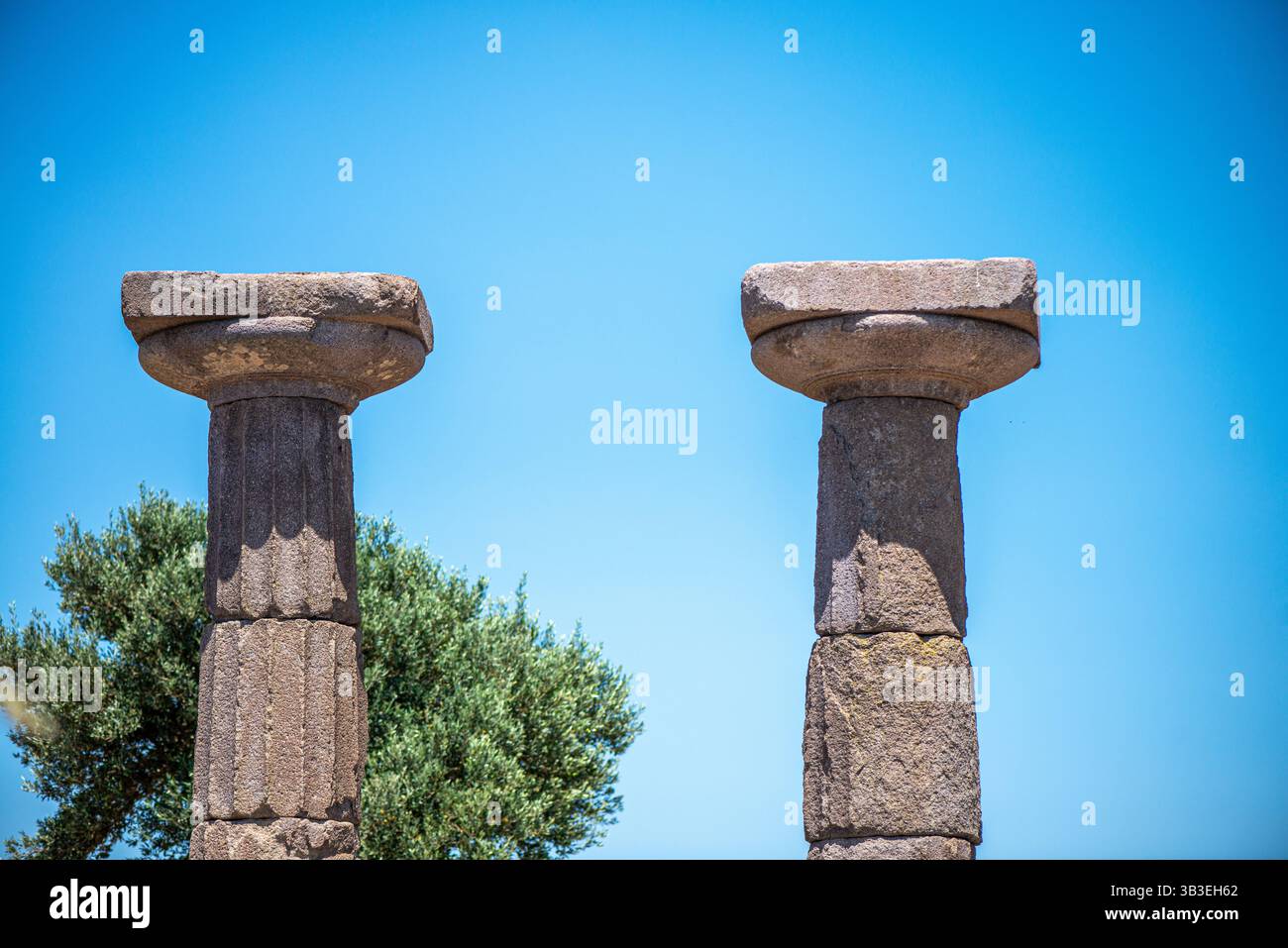 A detailed photograph of an Ancient Roman monolith, standing as a ...