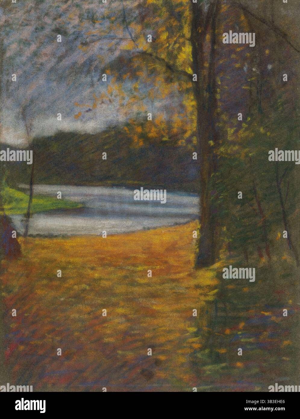 Autumn landscape, 1900-1910 Stock Photo - Alamy