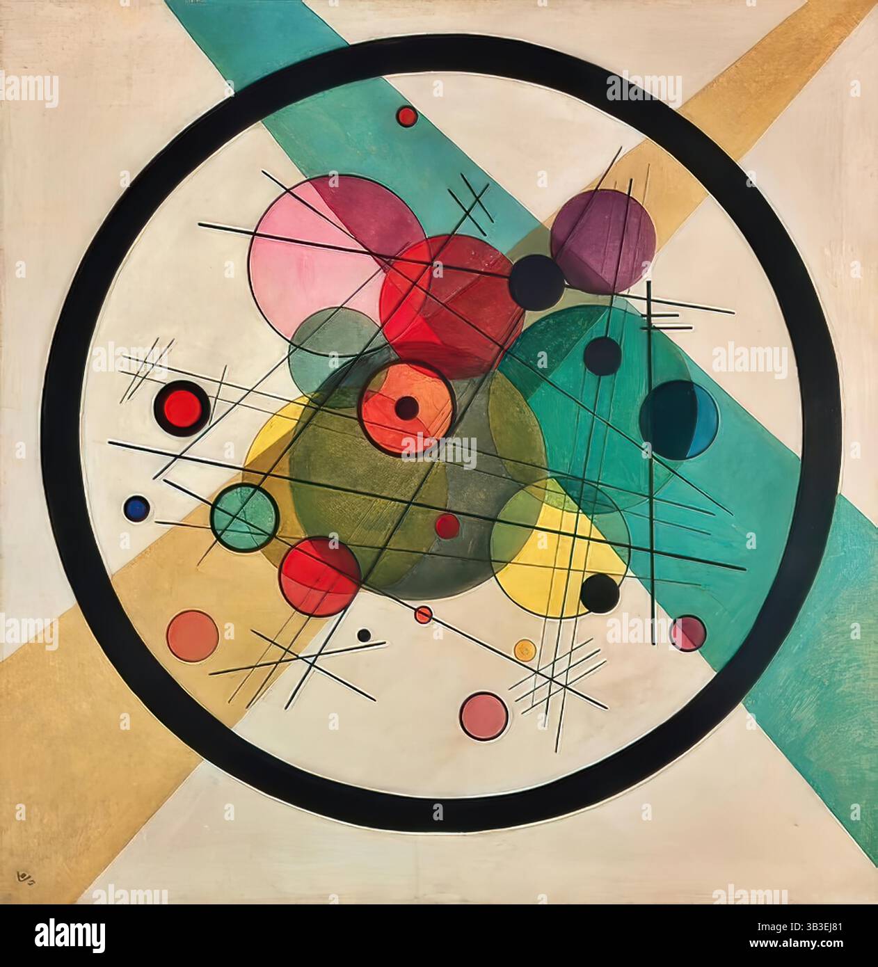 Wassily kandinsky circle of circle hi-res stock photography and images ...