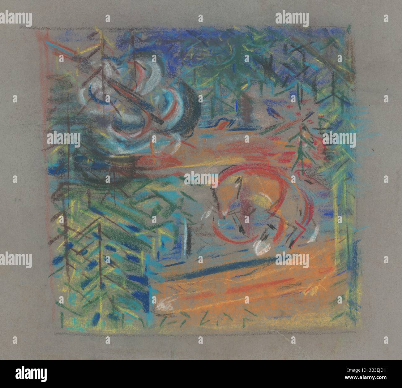 Shot fox, 1940-1943 Stock Photo - Alamy