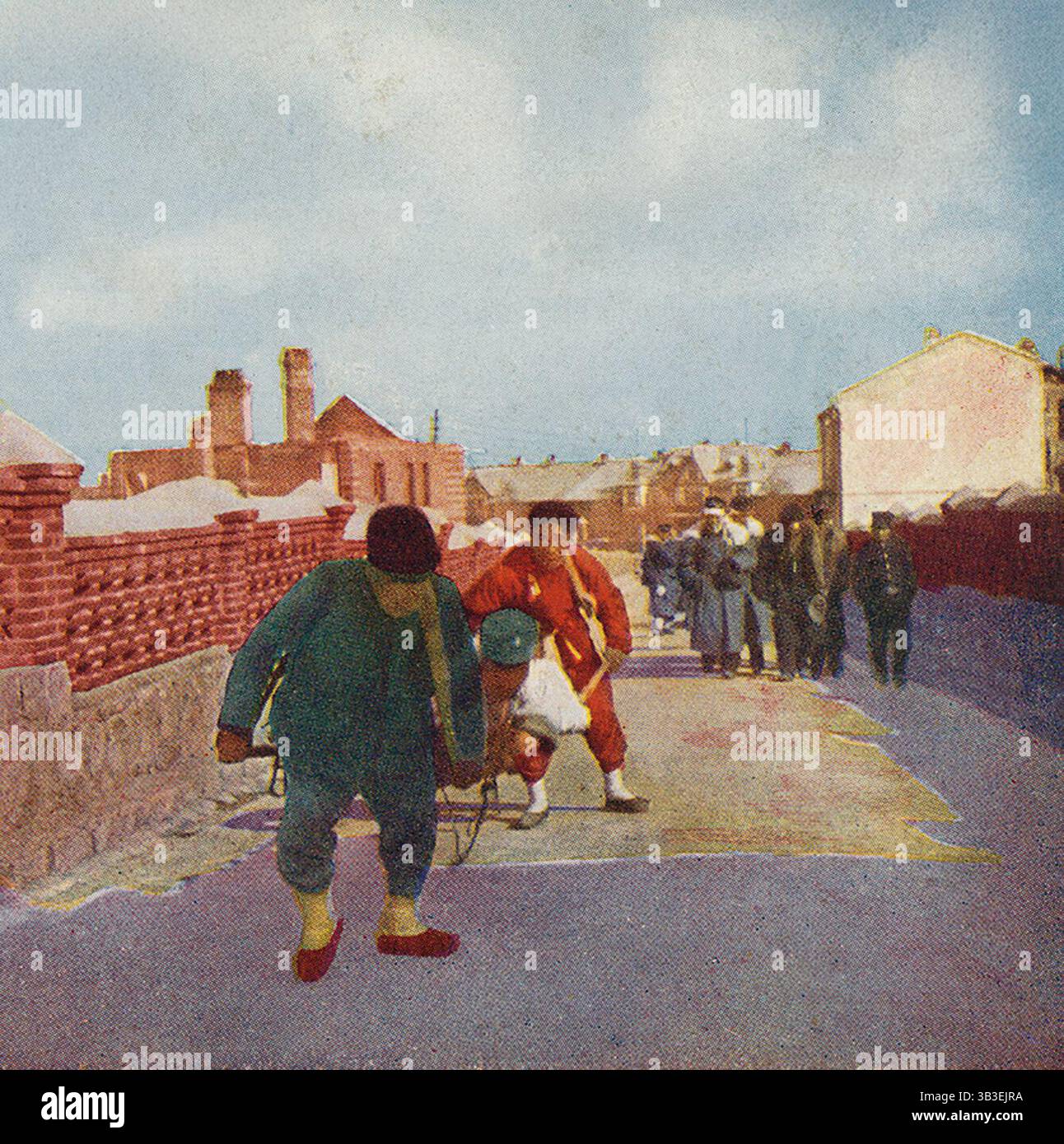 Wounded Japanese Soldiers Coming to the Hospital at Dalny. From a ...