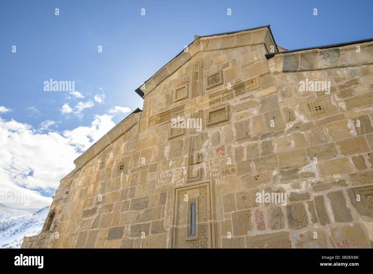 Gergeti Trinity Church near the village of Stepantsminda, popular ...