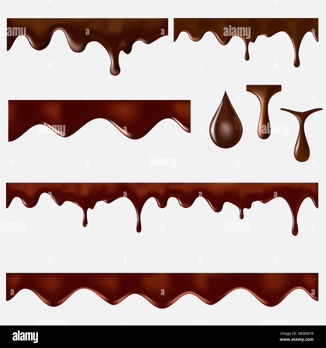Dip chocolate Stock Vector Images - Alamy
