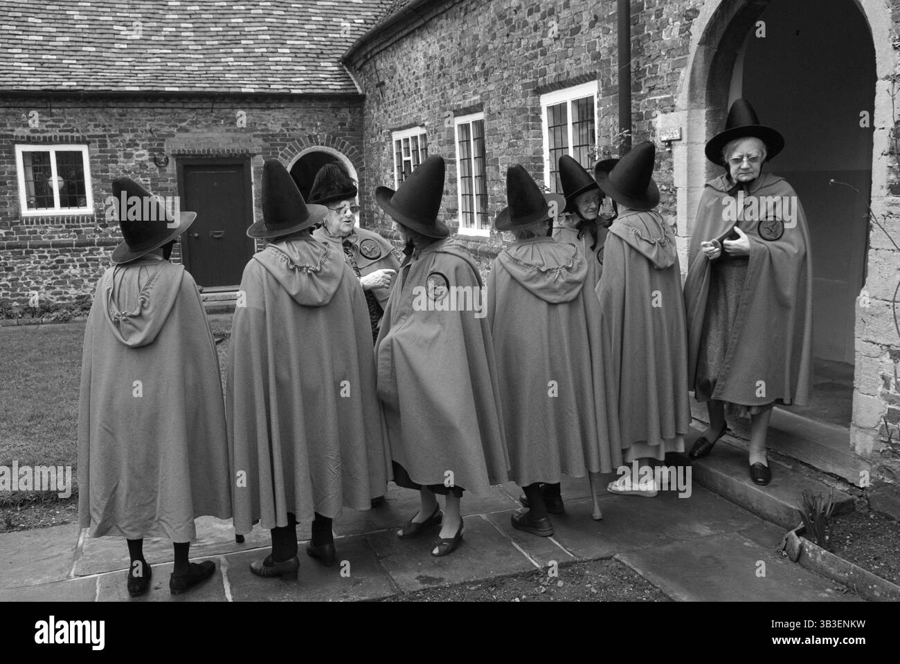 The Old Ladies of Castle Rising. The Almeshouses - The Hospital of the ...