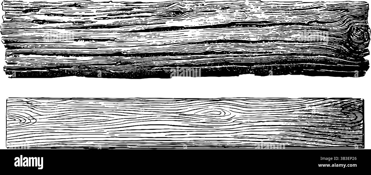 Engraved illustration of camp trail signs for outdoor adventure design ...