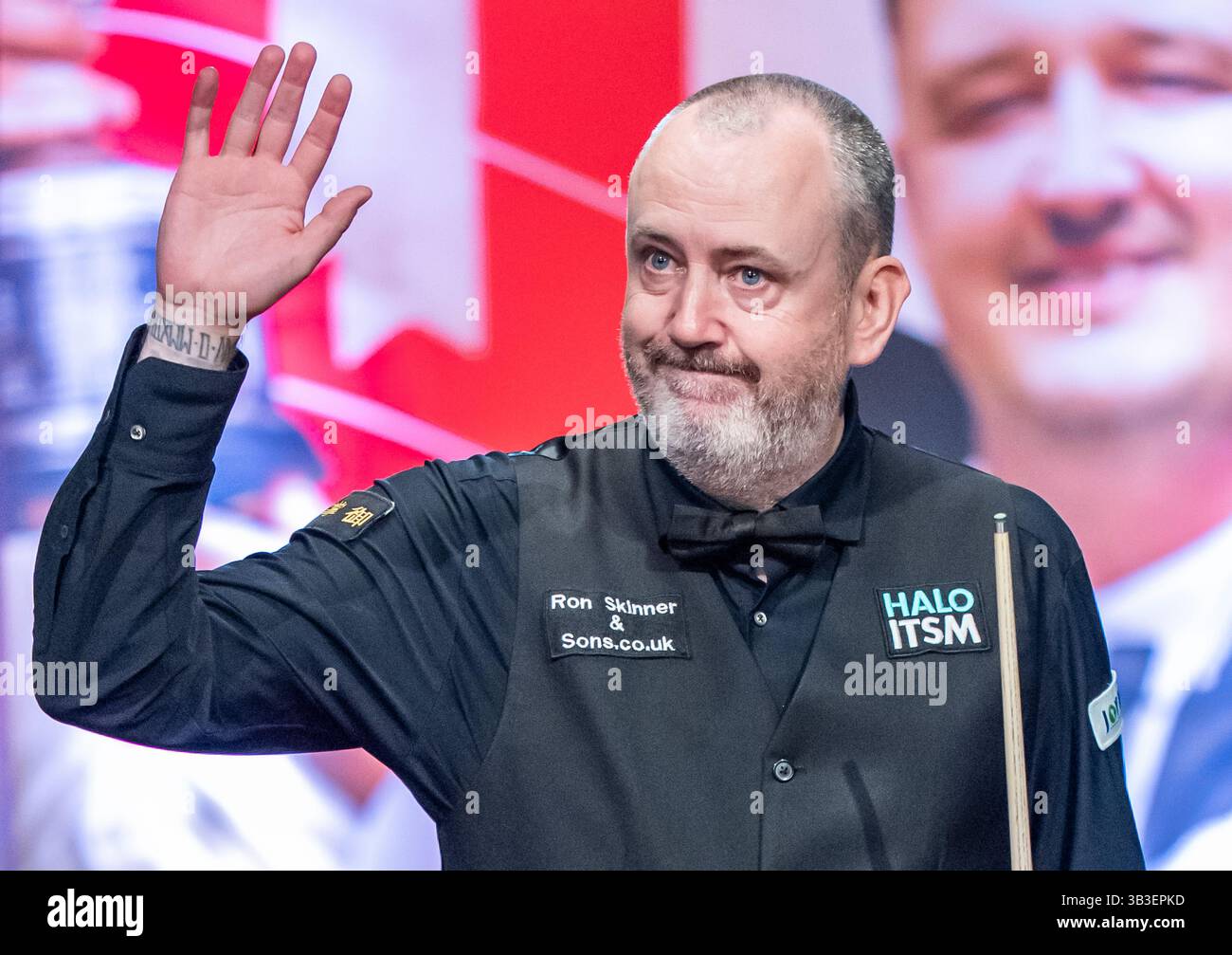Mark Williams ahead of his match against John Higgins, on day eleven of ...