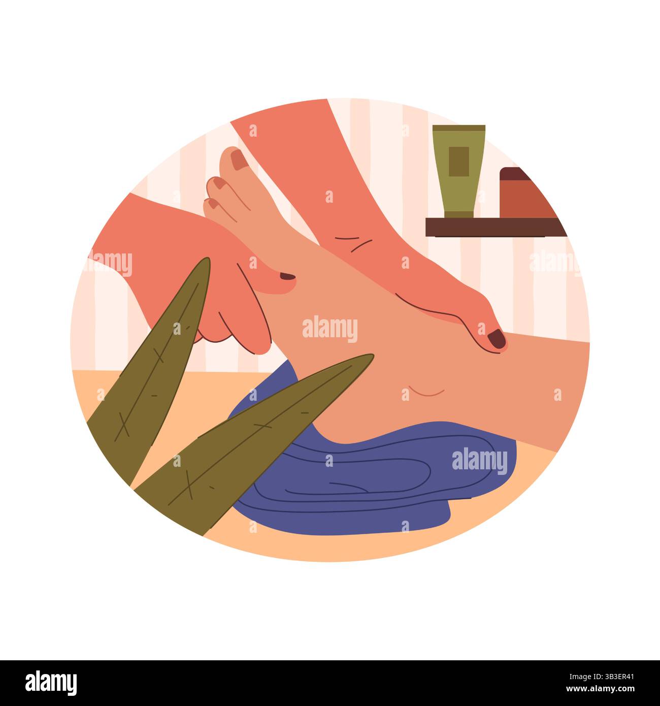 Foot pressure Stock Vector Images - Alamy