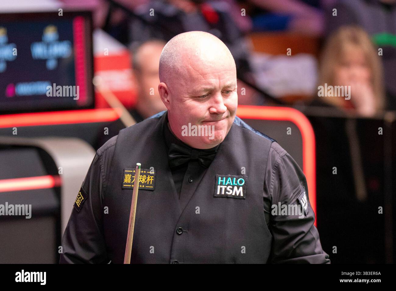 Sheffield, UK. 29th Apr, 2025. John Higgins during the 2025 Halo World ...