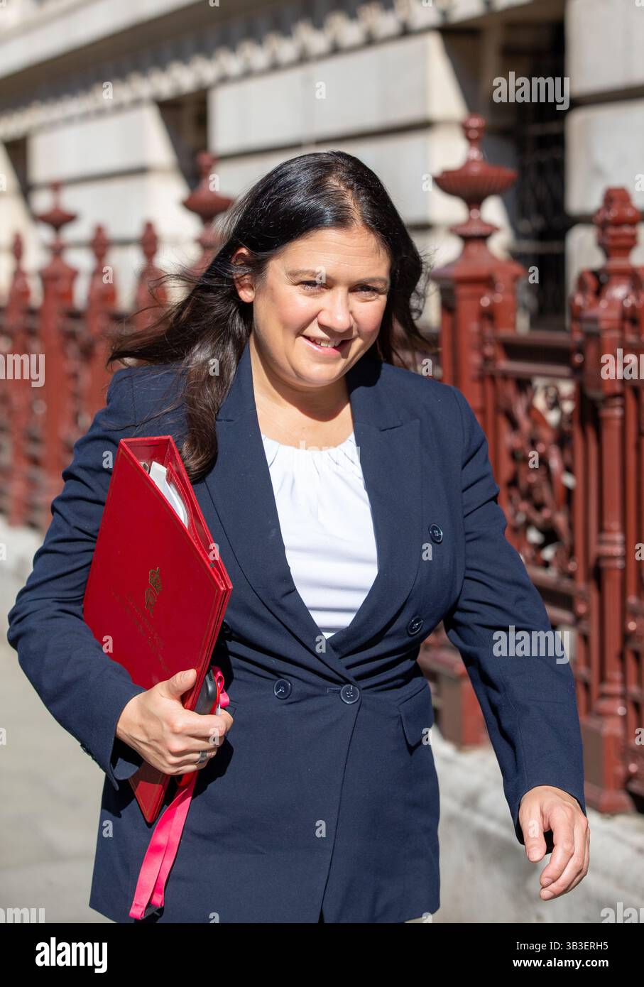 London, UK. 29th Apr, 2025. LISA NANDY, Secretary of State for Culture, Media and Sport, Arrives ...