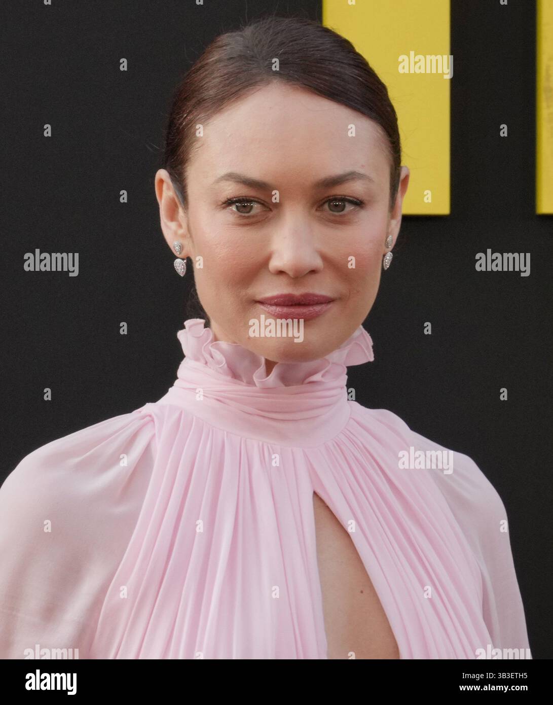 Los Angeles, USA. 28th Apr, 2025. Olga Kurylenko arrives at the Marvel ...