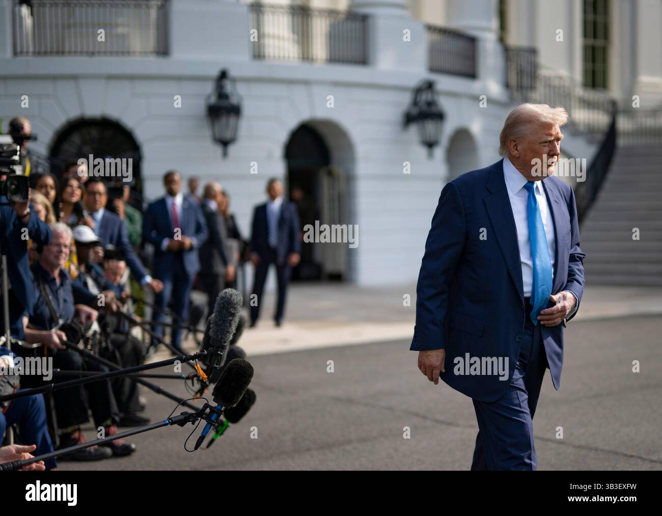 WASHINGTON DC, USA - 25 April 2025 - US President Donald Trump speaks ...