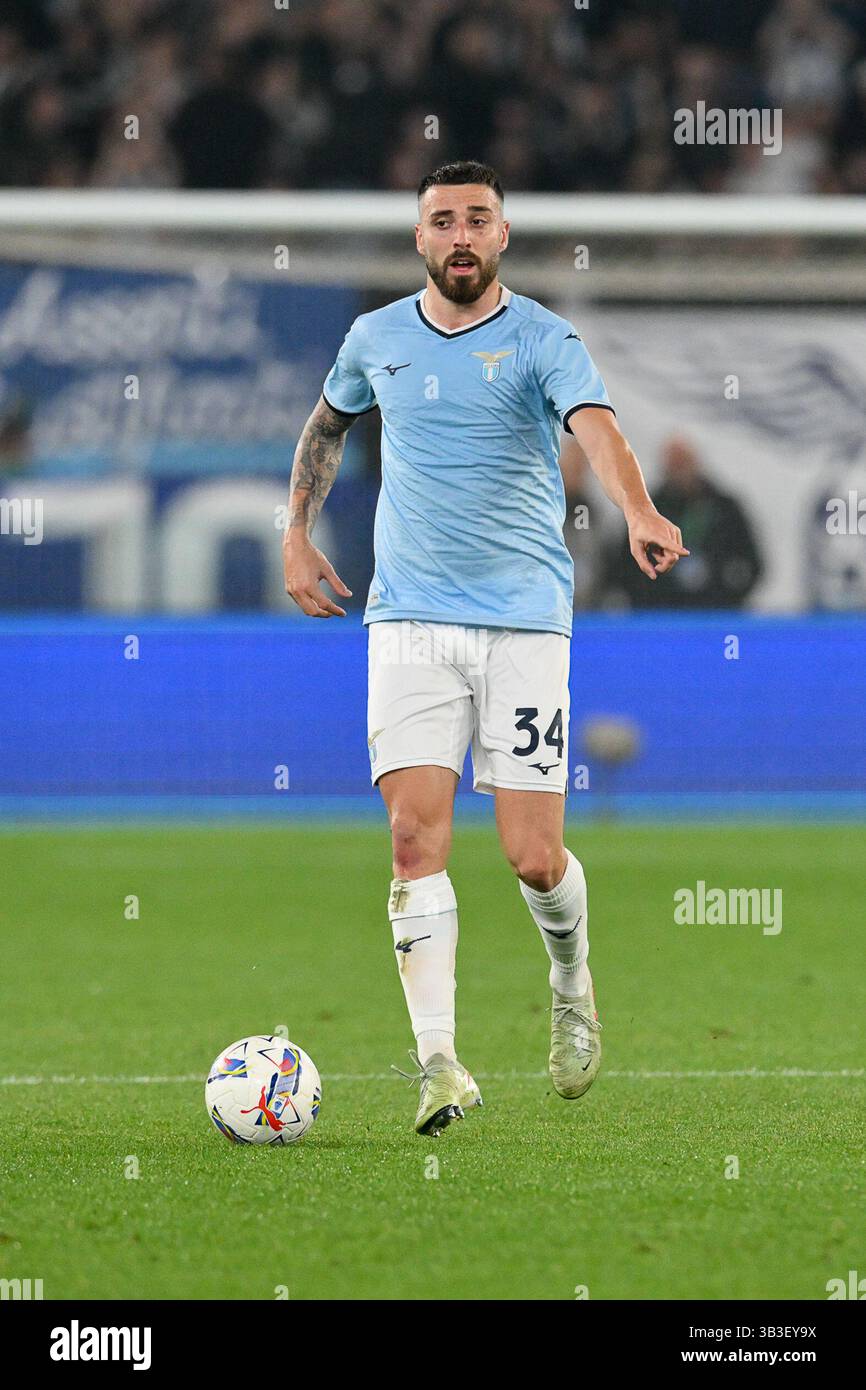 Rome, Italy. 28th Apr, 2025. Olimpico Stadium, Rome, Italy - Mario Gila ...