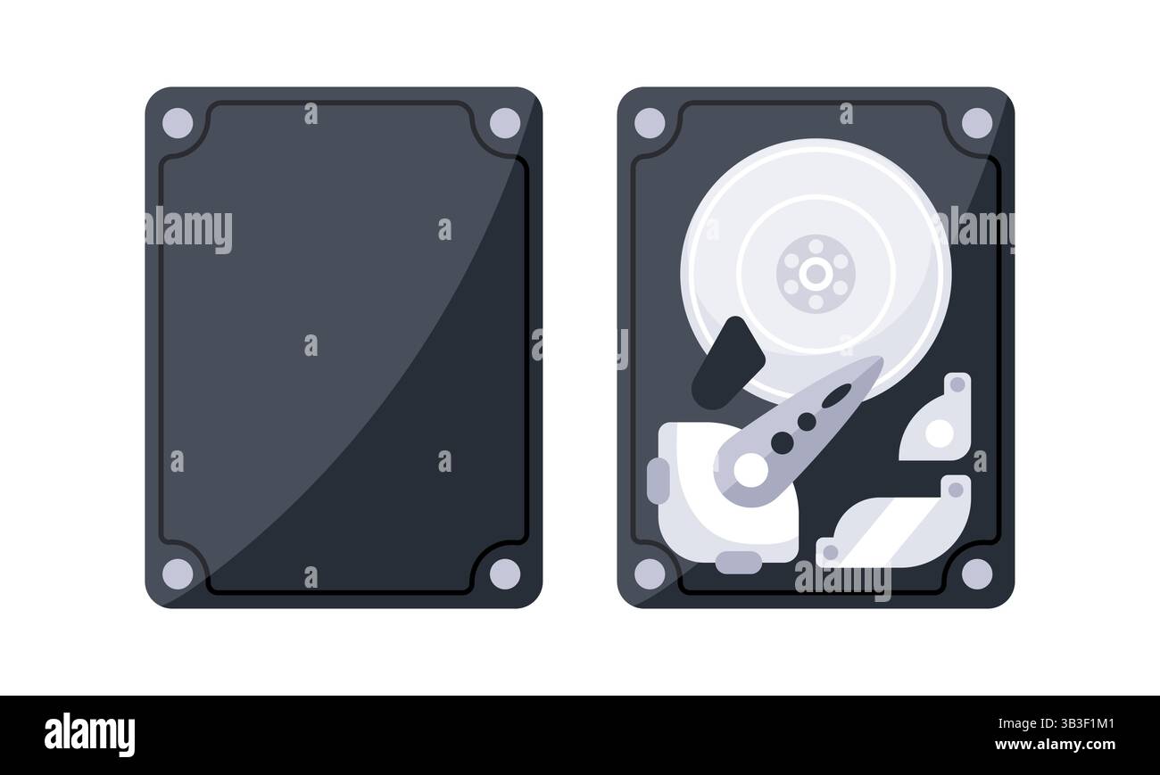 Open pc case internal Stock Vector Images - Alamy