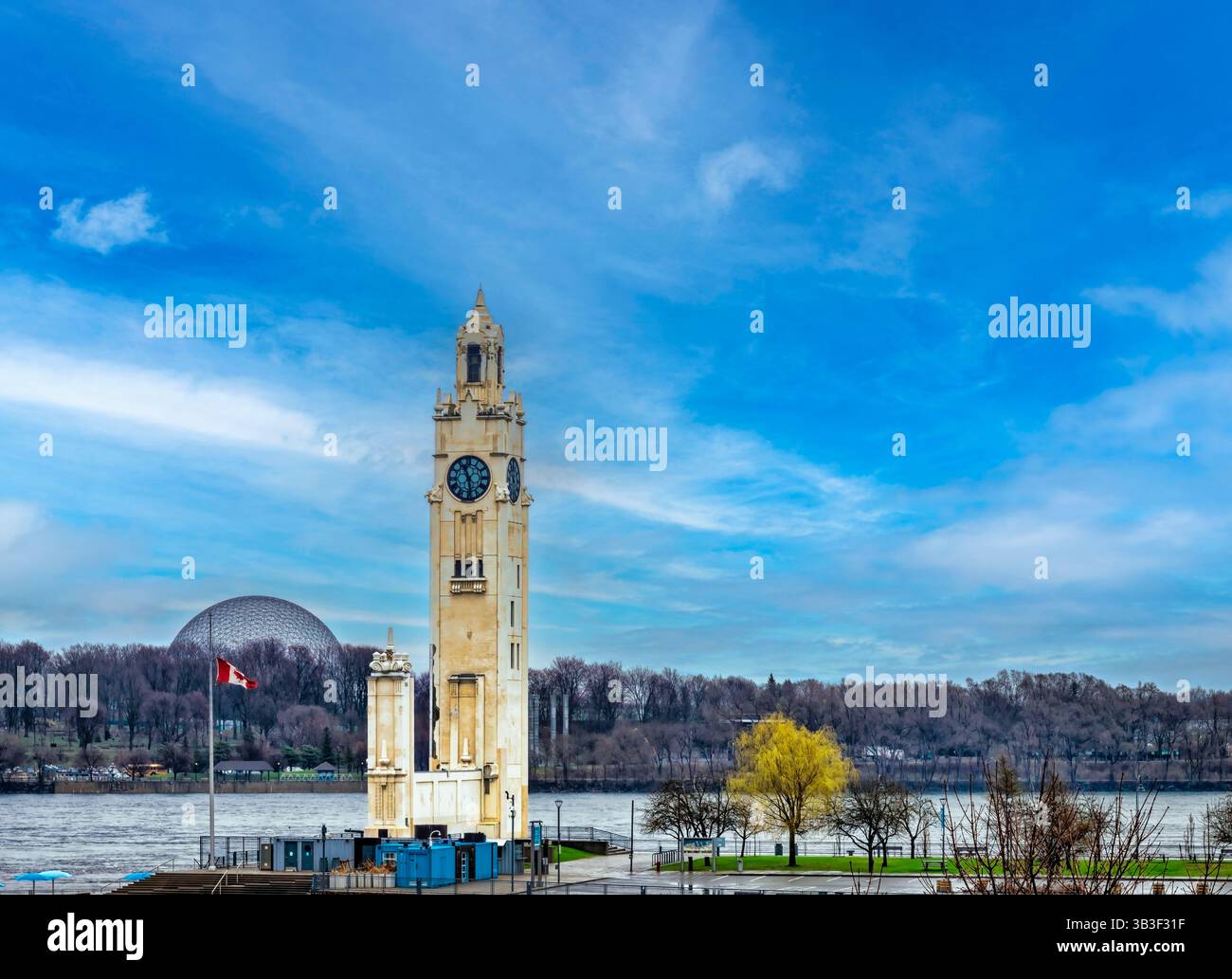 Port of Montreal Clock Tower - views Stock Photo - Alamy