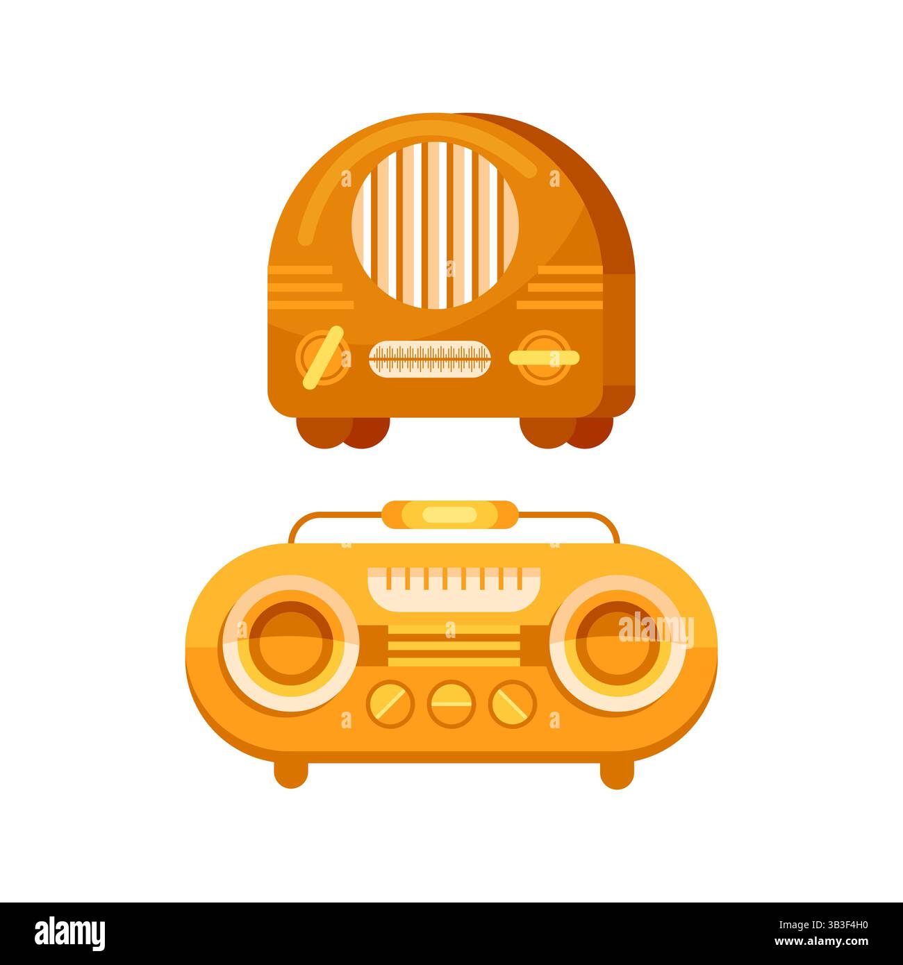 Vintage modern radio receivers hi-res stock photography and images - Alamy
