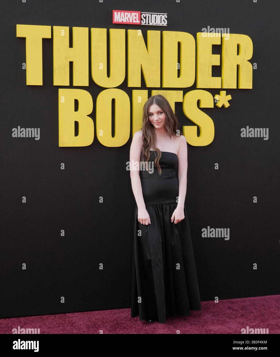 Los Angeles, USA. 28th Apr, 2025. Alexa Swinton arrives at the Marvel ...