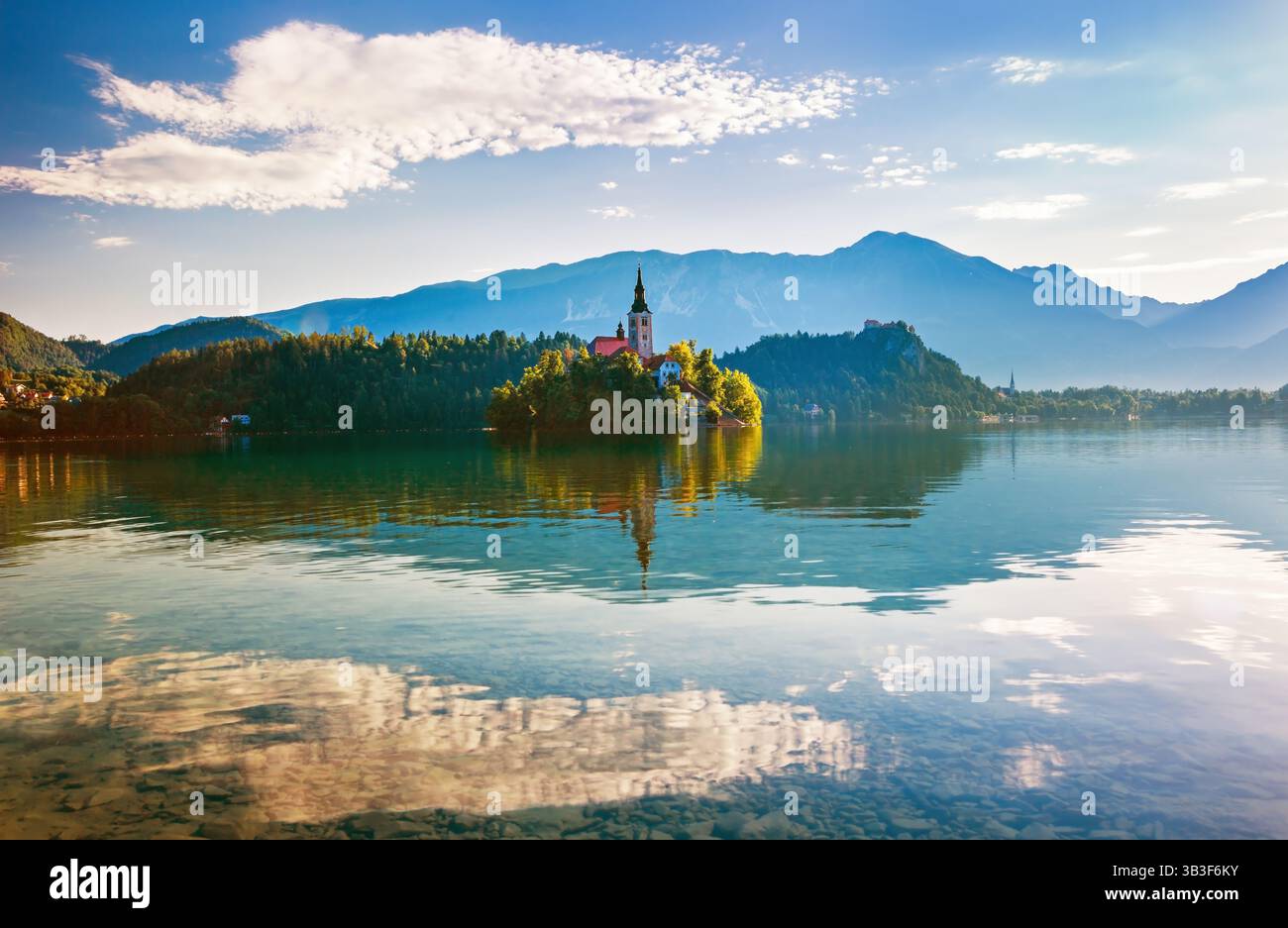 Lake Bled, Slovenia Bohinj Glacier, Tectonic origin, thermal springs ...
