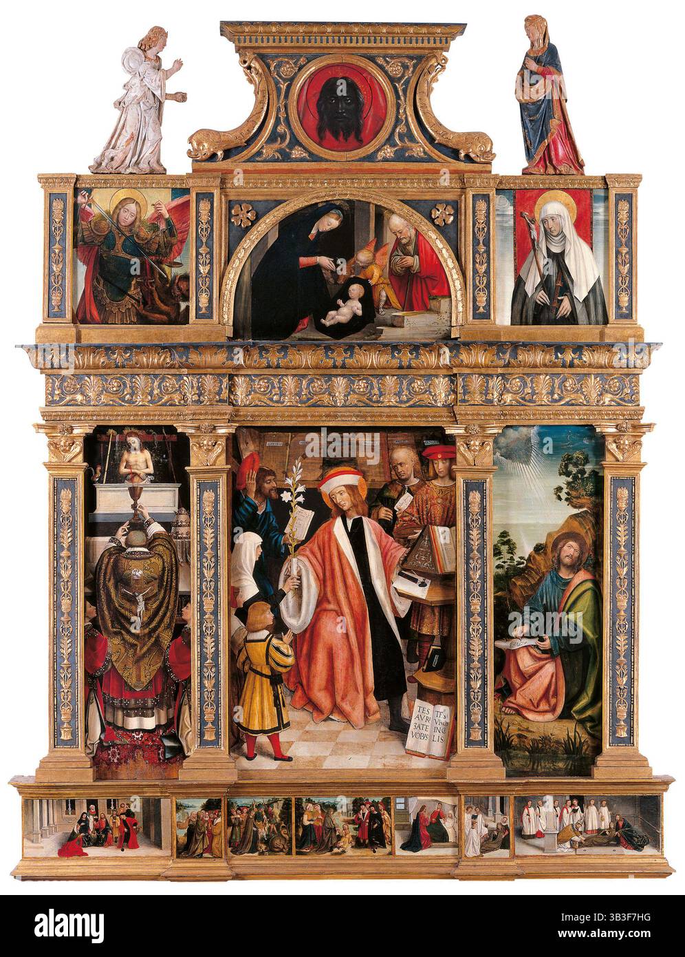 Holy mass with family Cut Out Stock Images & Pictures - Alamy