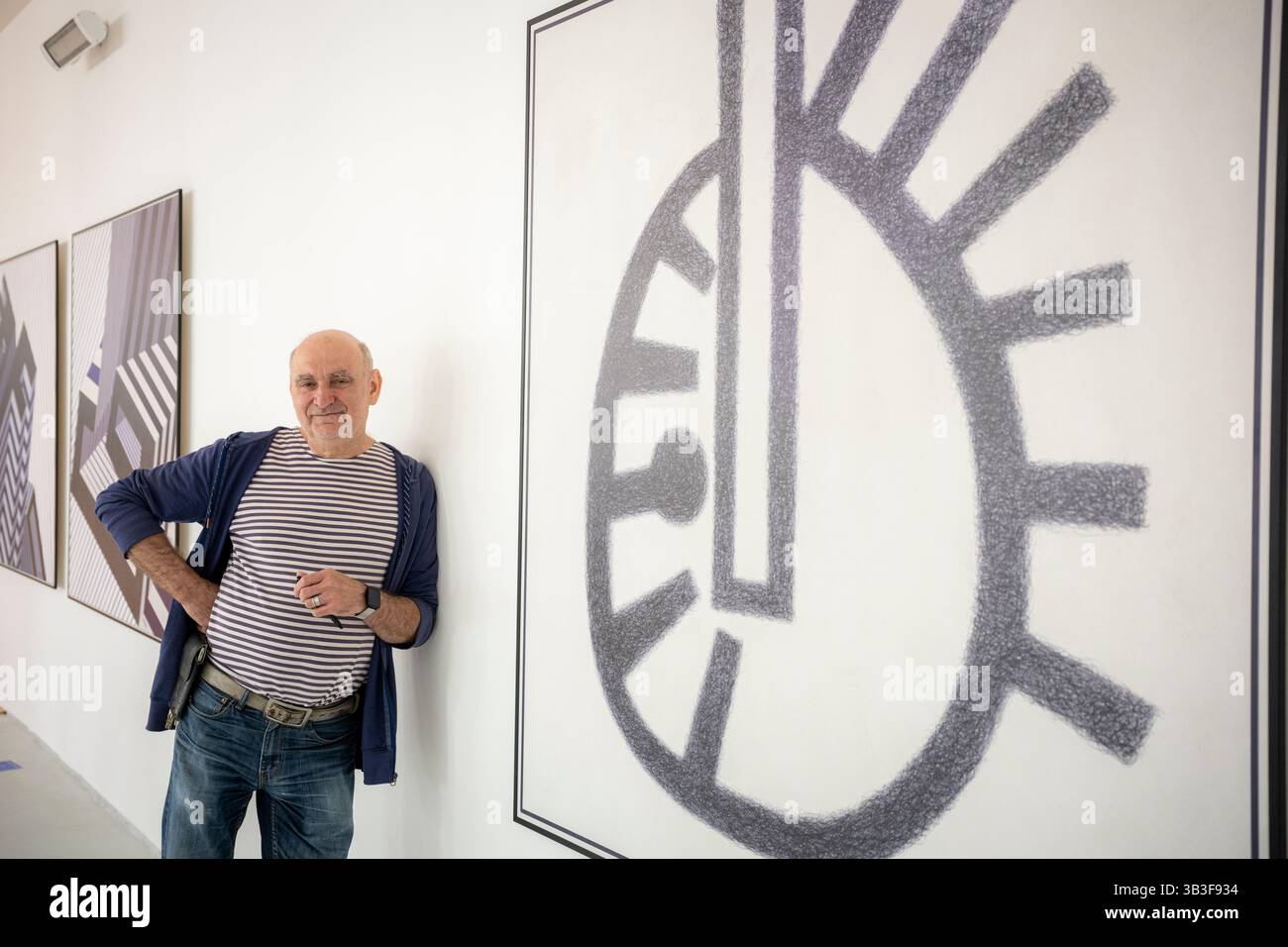 The joint exhibition of Zdenek Lhotsky (pictured) and Jaroslav Rona at ...