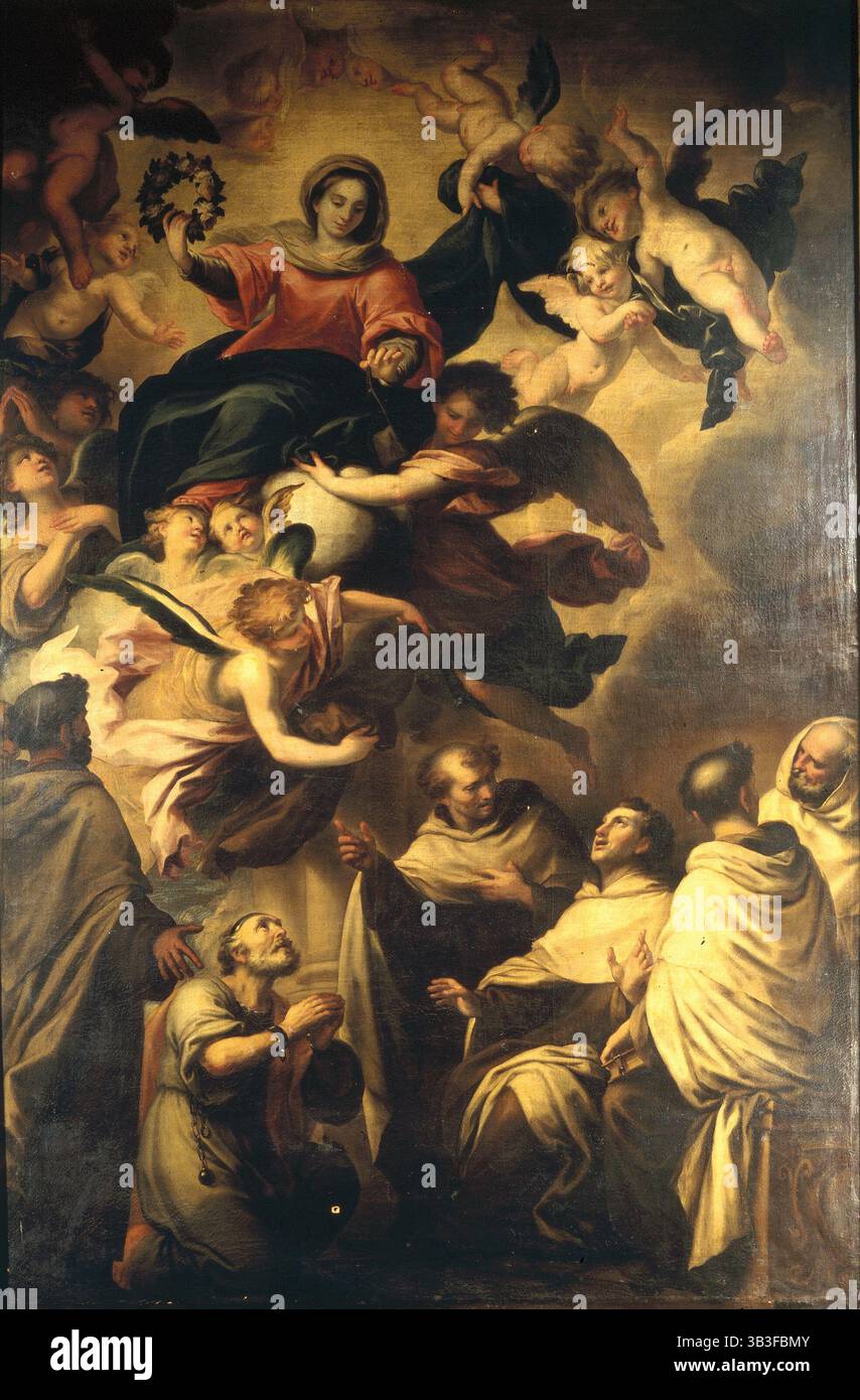 Italy, Liguria, Genova, Chiesa di Santa Maria di Castello. Total ...