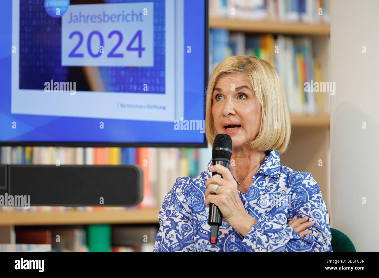 29 April 2025, North Rhine-Westphalia, Gütersloh: Brigitte Mohn ...