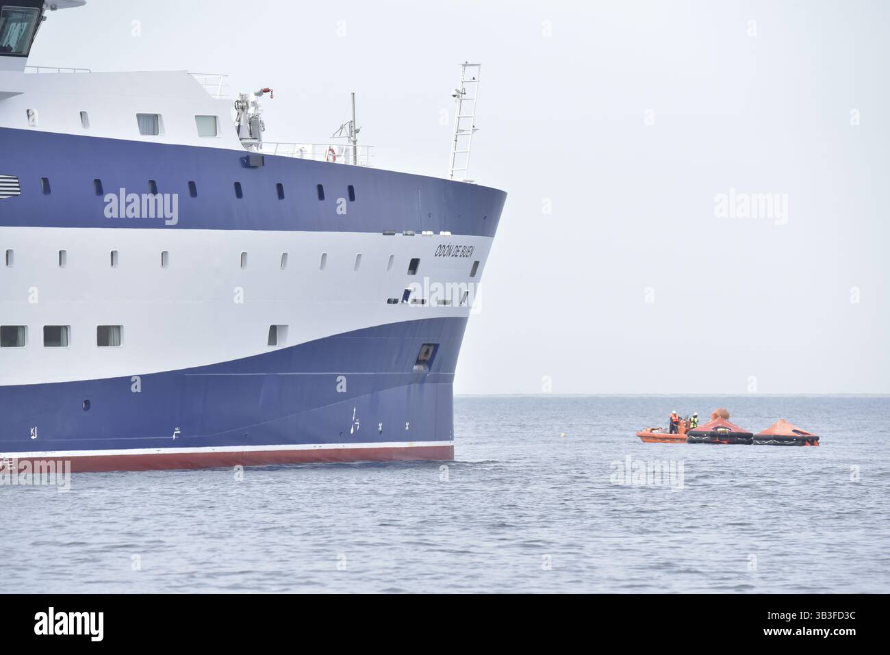 Vigo, spain. April, 29th 2025. The Odón de Buen, oceanographic vessel ...