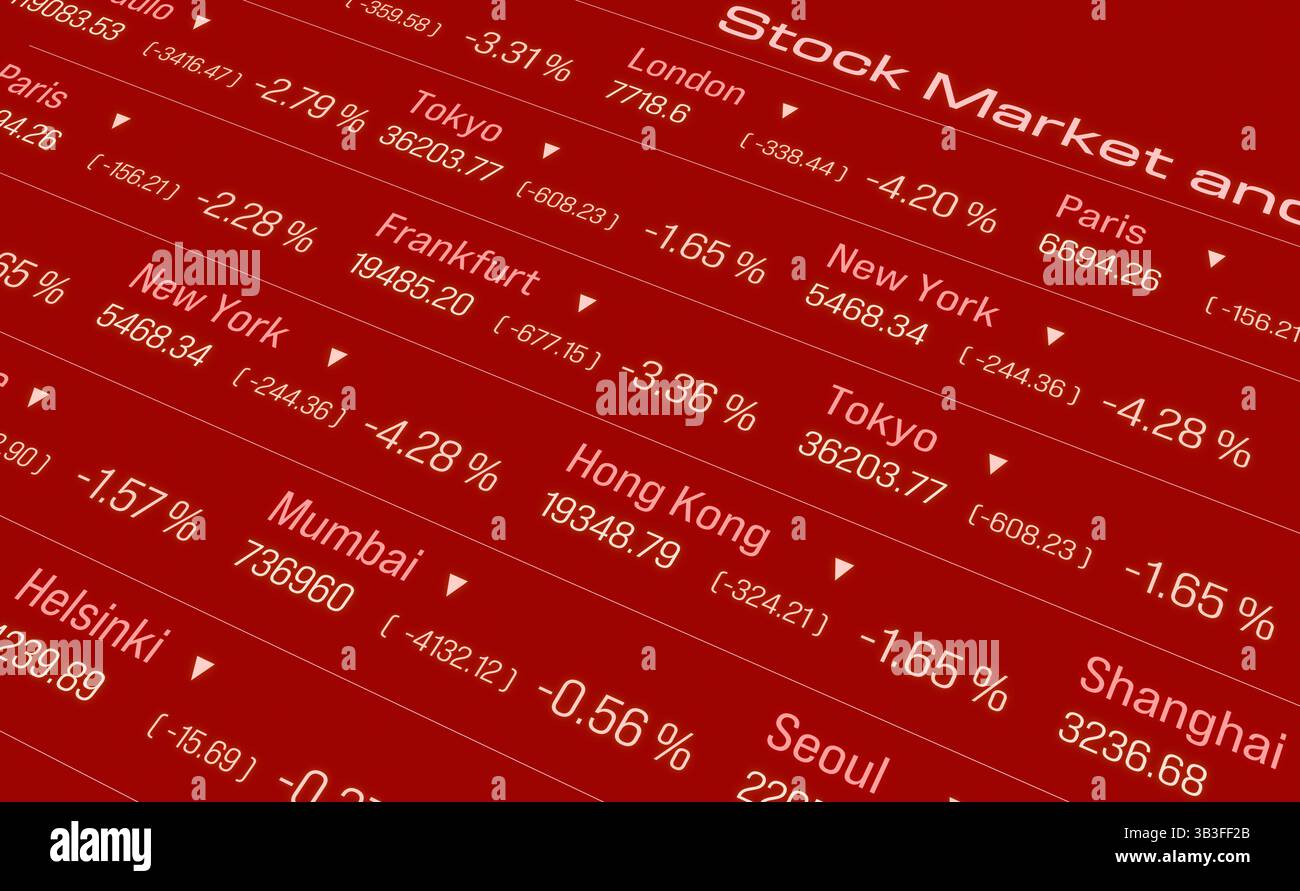 Bear market, falling stock market. Bear market, falling stock market ...