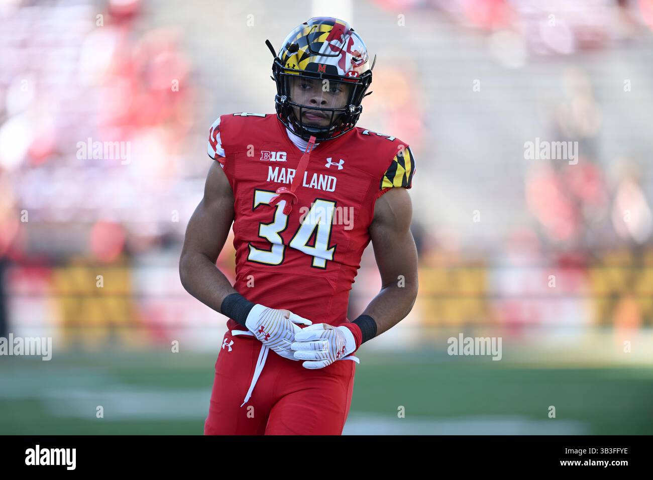FILE - Maryland's Lavain Scruggs in the first half of an NCAA college ...