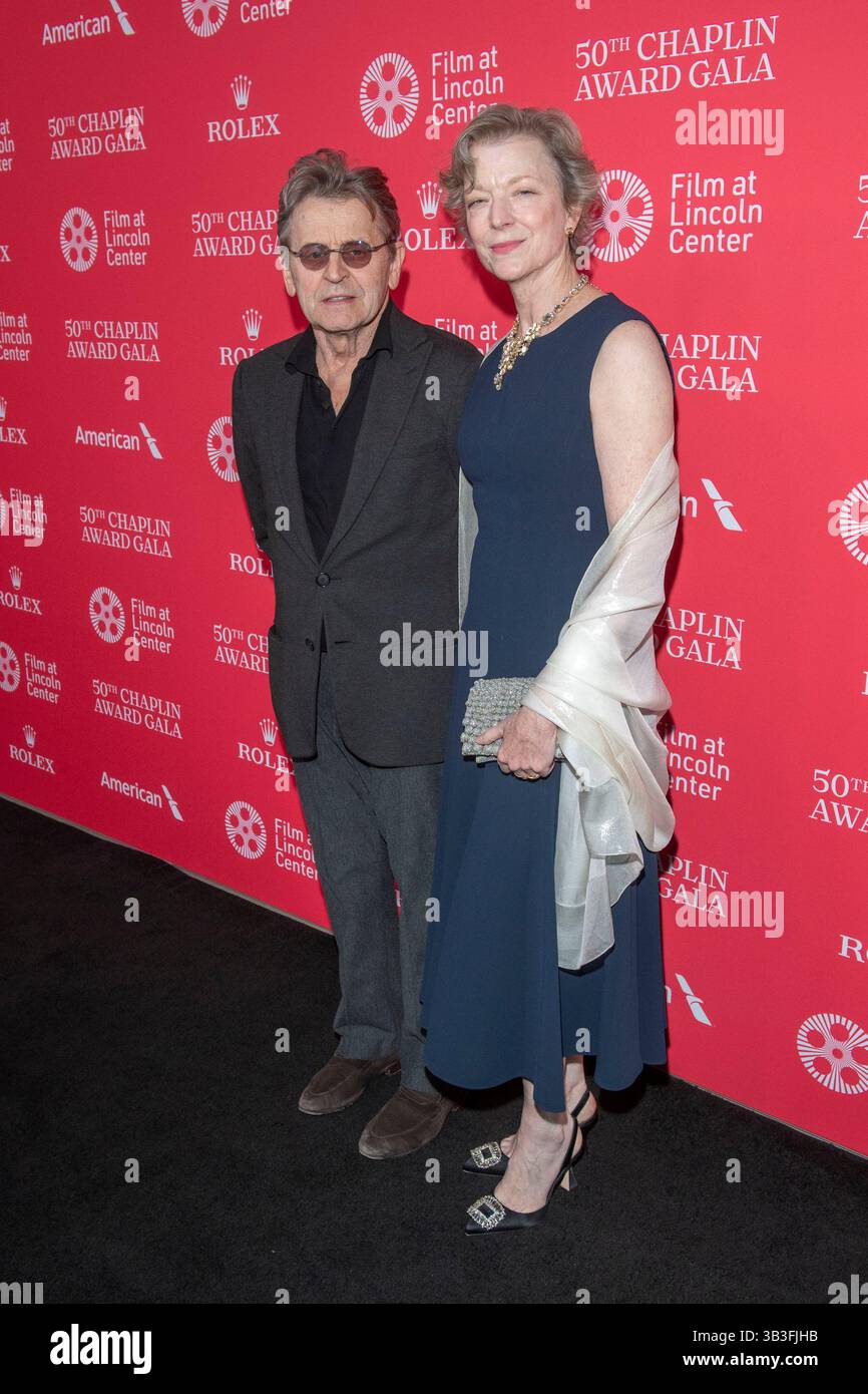New York, United States. 28th Apr, 2025. Mikhail Baryshnikov and Lisa ...